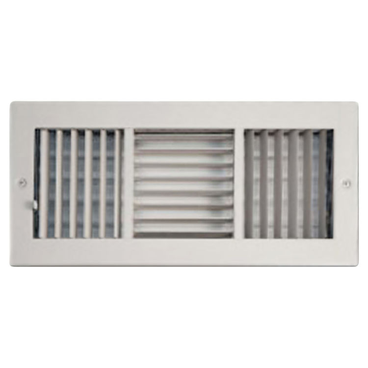 10x6 Soft White Adjustable 3 or 4-Way Diffuser (Steel) Opposed Blade ...