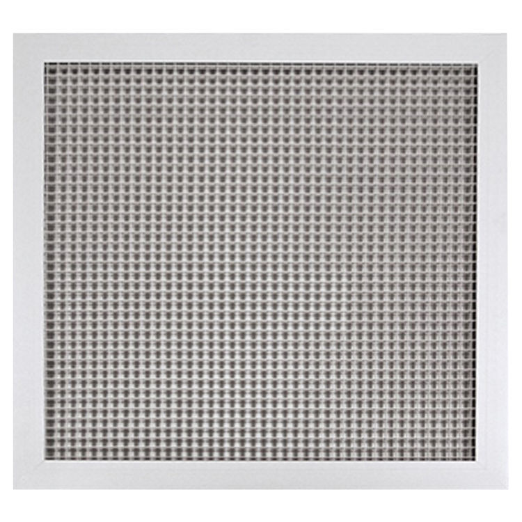 22x22 Soft White Perforated Return Air Grille T-Bar (Aluminum ...