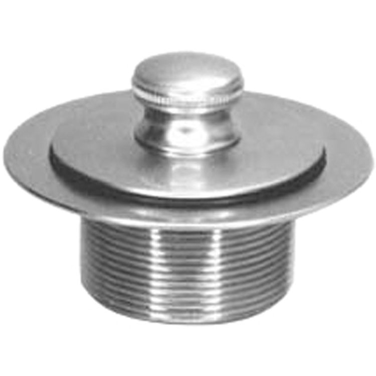 Watco 38220-CP Push Pull Chrome Plated Single-Hole Overflow Plate