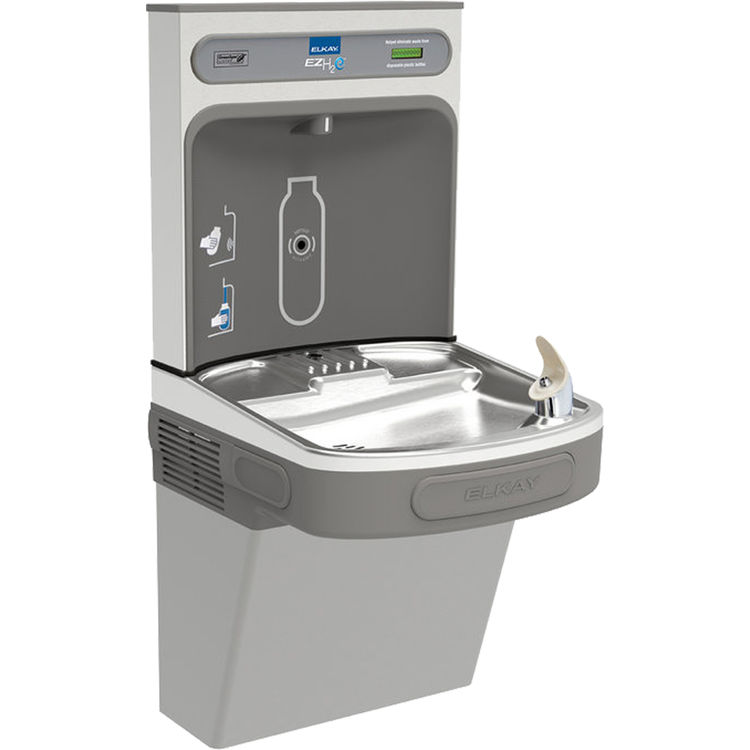 Elkay EZSDWSLK Single Station Water Cooler With EZH2O Bottle Filling Station