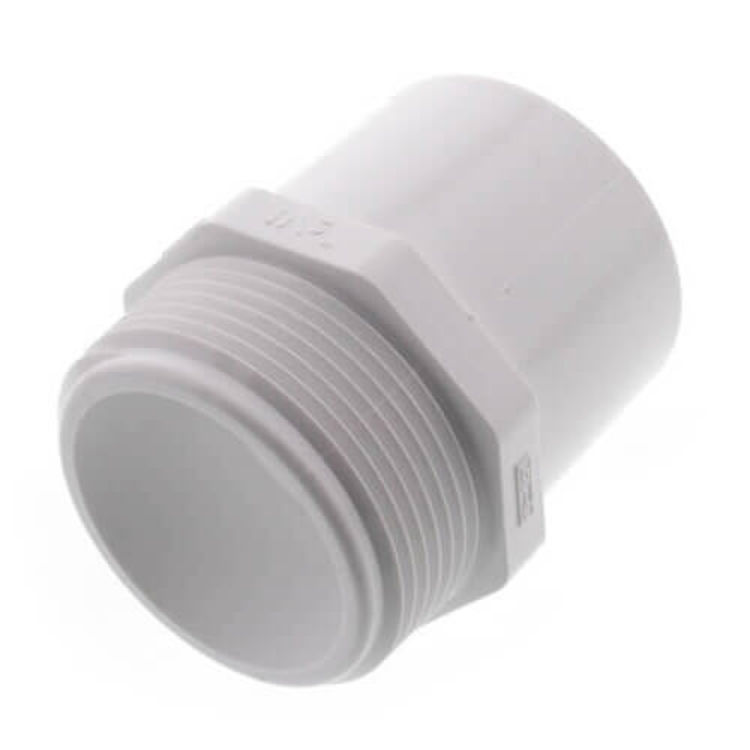 PVCMAS112 1-1/2" SCH 40 PVC STREET MALE ADAPTER | PlumbersStock