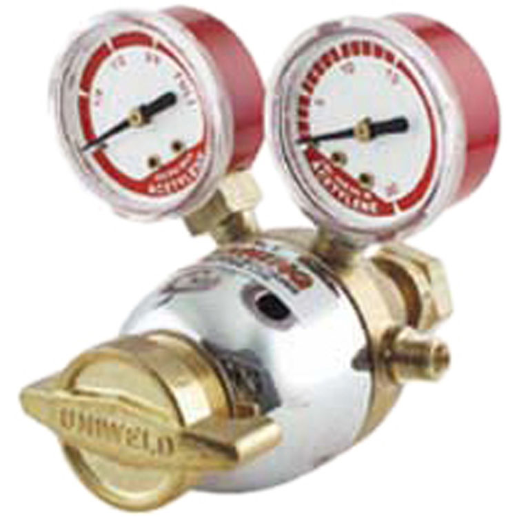 Uniweld RMC2 "R" Series Acetylene Regulator w/2 Gauges | PlumbersStock