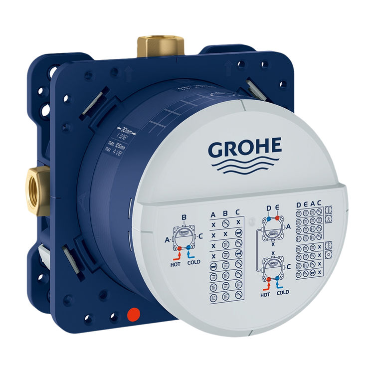 Grohe 35601000 Rapido SmartBox 1/2-Inch Universal Rough-In Valve