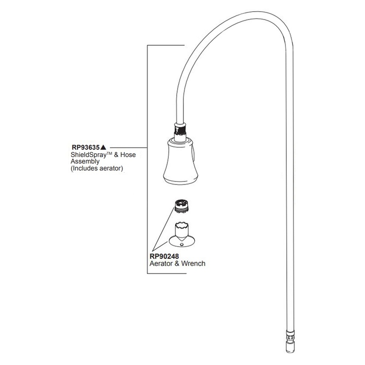 Delta RP93635SS DELTA RP93635SS ASHTON WAND ASSEMBLY STAINLESS