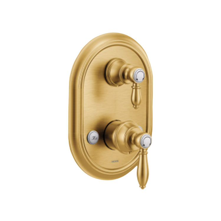 Moen UTS4311BG Weymouth M-CORE 3-Function Diverter Trim - Brushed Gold
