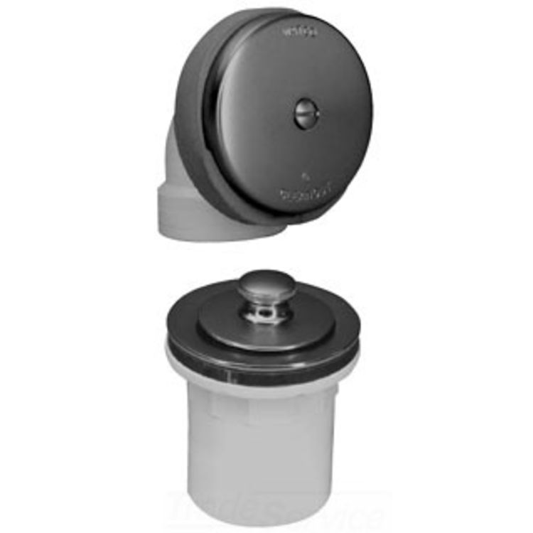 Watco 615-FA-PVC-CP-2H Schedule 40 PVC Foot Actuated Chrome Hub Adapter ...