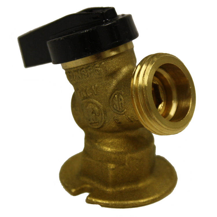 1/2" Flanged Hose Bibb 1/4 Turn Hose Bibb | PlumbersStock