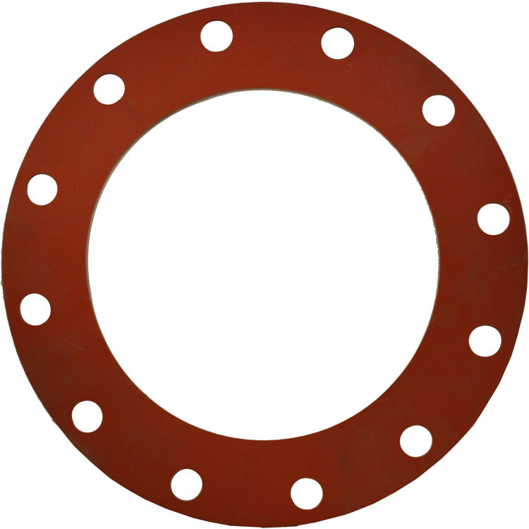 1/8 x 10 inch Red Rubber Gasket Ring | PlumbersStock